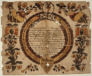 All About Pennsylvania German Fraktur